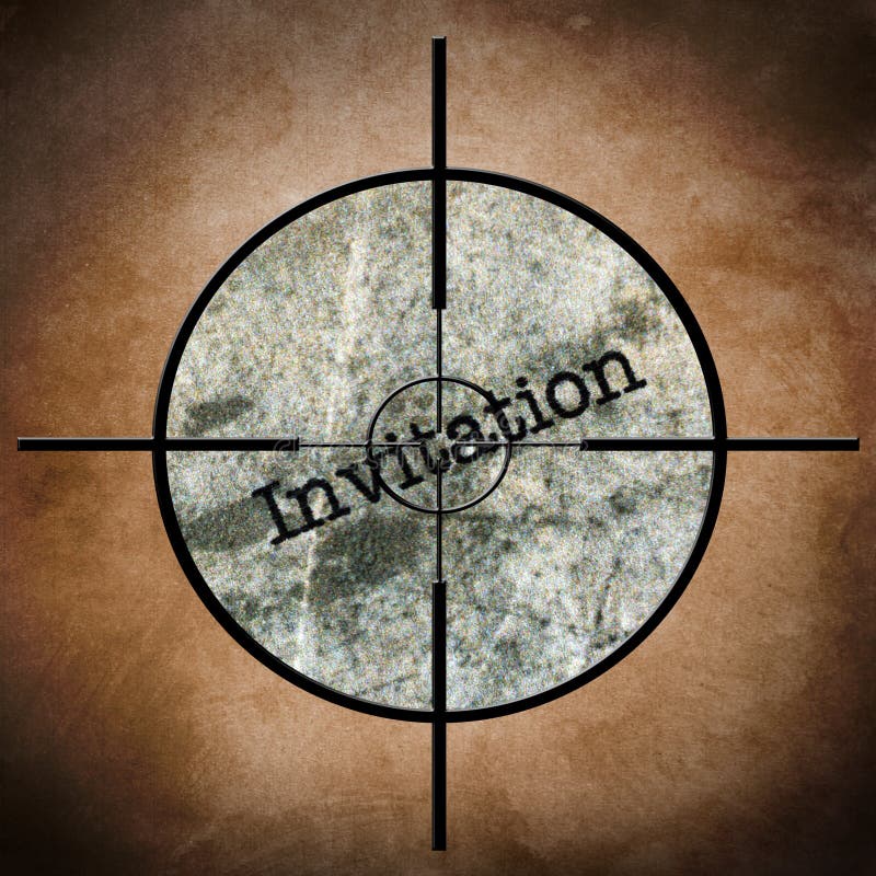 Invitation target stock illustration. Illustration of marriage - 176747462