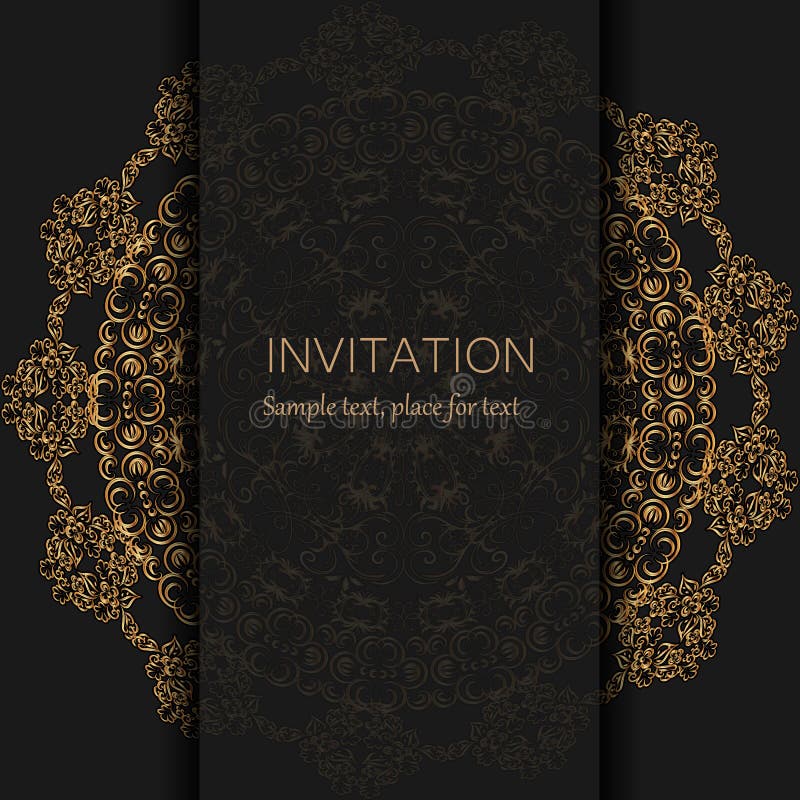 Invitation Template. Modern Design Stock Vector - Illustration of ...