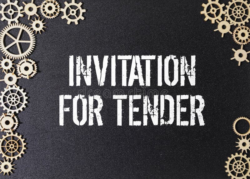 INVITATION for TENDER Text Written on Notebook with Pen on a Chart ...