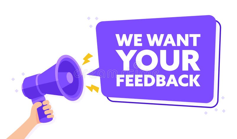Invitation for User Engagement with Hand Held Megaphone we Want Your ...