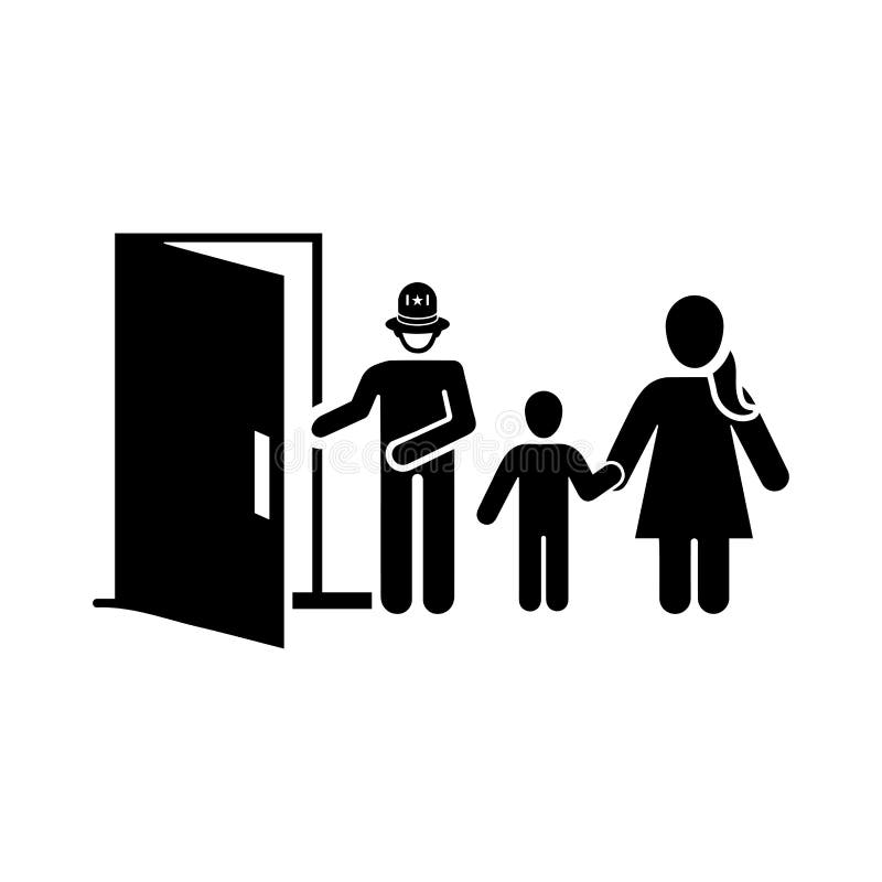 Welcome, Man Icon.Orange Color Vector EPS Stock Vector - Illustration ...