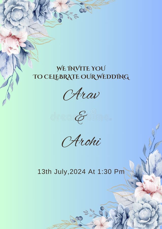Wedding Card Marriage Anniversary Card Invitation Card Event Functions ...