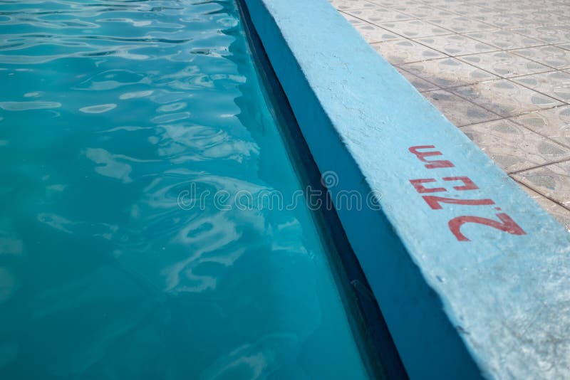 Swimming Pool Depth Marking Stock Photos - Free & Royalty-Free Stock ...