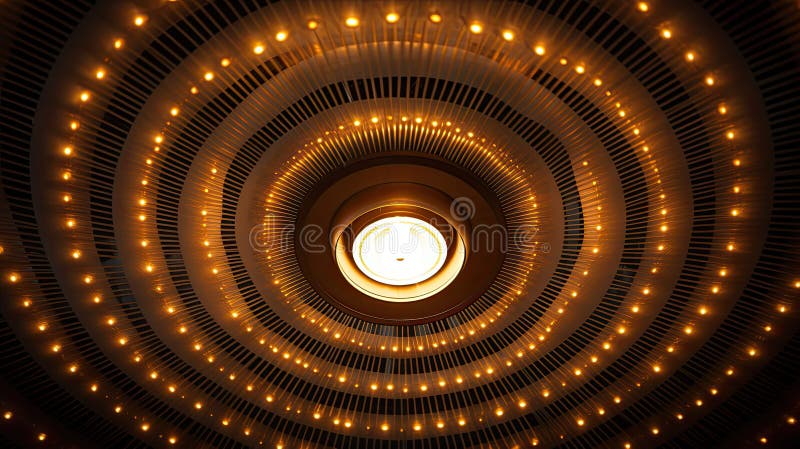 Inviting circle lights stock illustration. Illustration of stylish ...