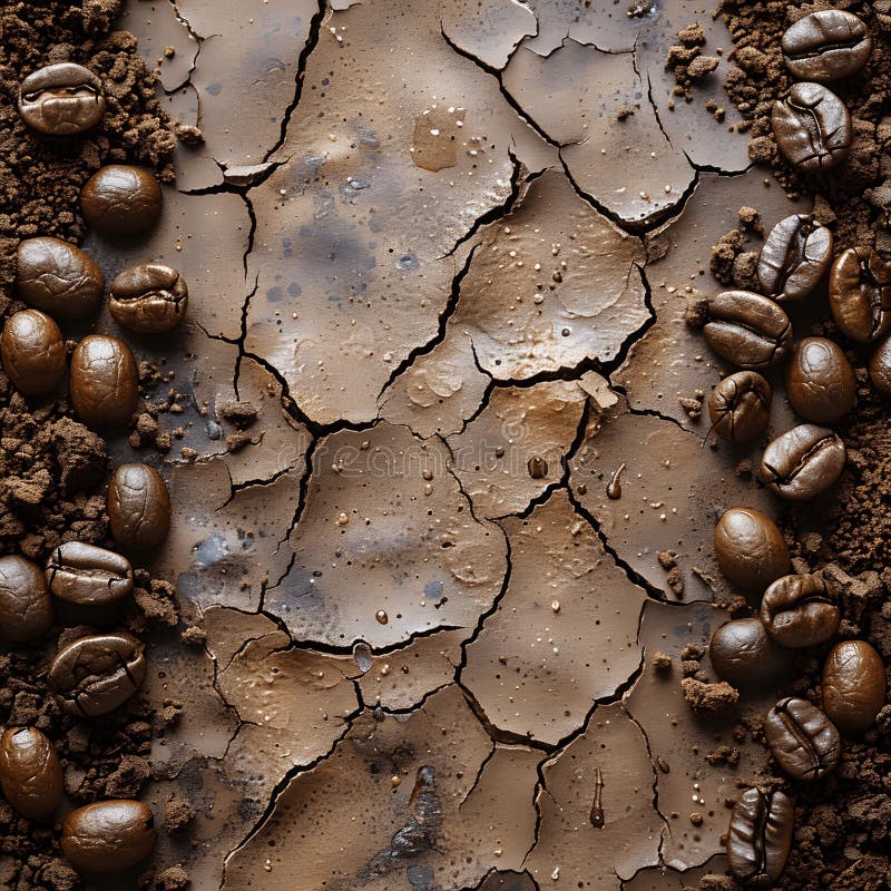 Inviting earthy tones. stock illustration. Illustration of coffee ...