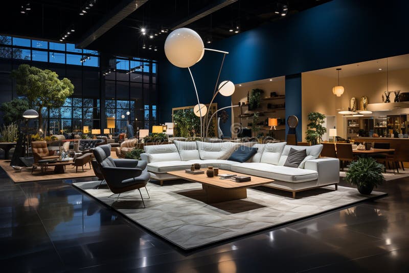 Inviting Living Room - a Haven of Comfort and Style Stock Image - Image ...