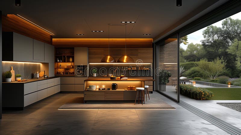 Inviting Natural Wood Kitchen Offering Sense of Comfort and Serenity ...