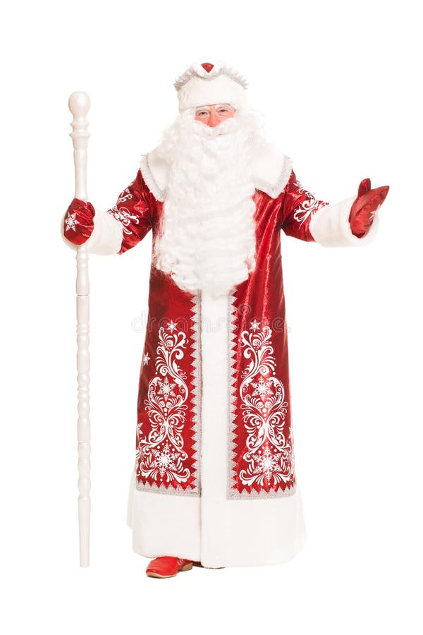 Inviting Santa Claus stock image. Image of costume, nicholas - 127275425