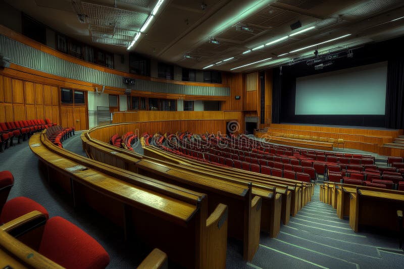 Inviting University Auditorium Design Stock Illustration - Illustration ...