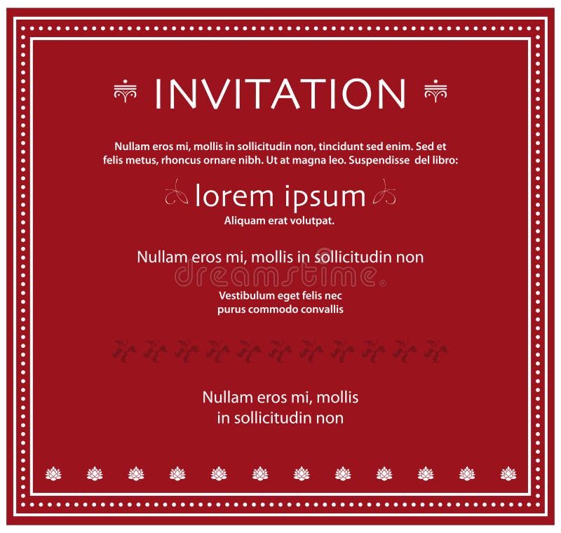 Invito di evento illustrazione vettoriale. Illustrazione di scheda ...