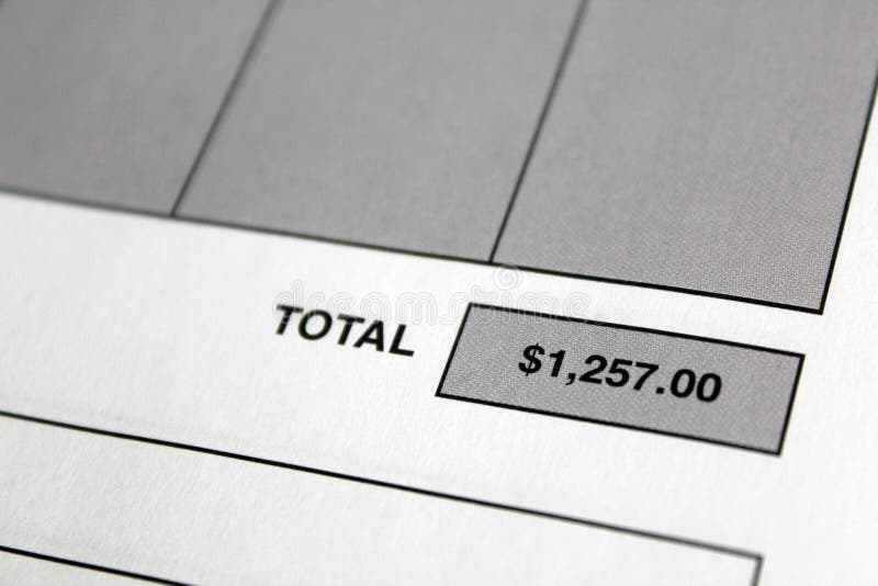 Bill Amount owed stock photo. Image of billing, overdue - 22946418