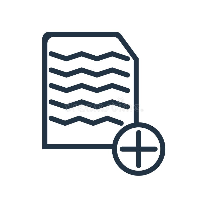 Invoice Icon Vector Isolated on White Background, Invoice Sign , Line ...