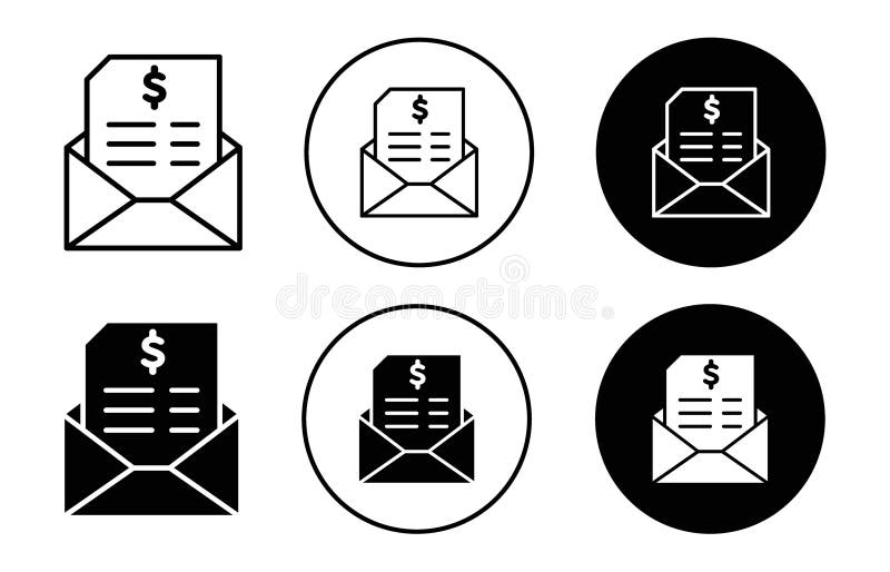 Invoice icon stock vector. Illustration of symbol, payment - 325374832