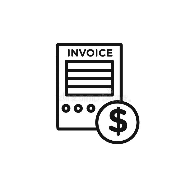 Invoice Icon Vector Set Collection for Web Stock Vector - Illustration ...