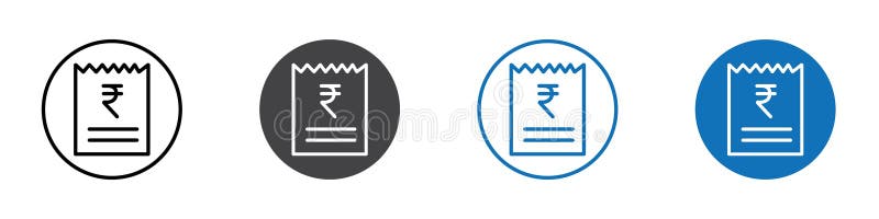 Invoice Rupee Stock Illustrations – 21 Invoice Rupee Stock ...