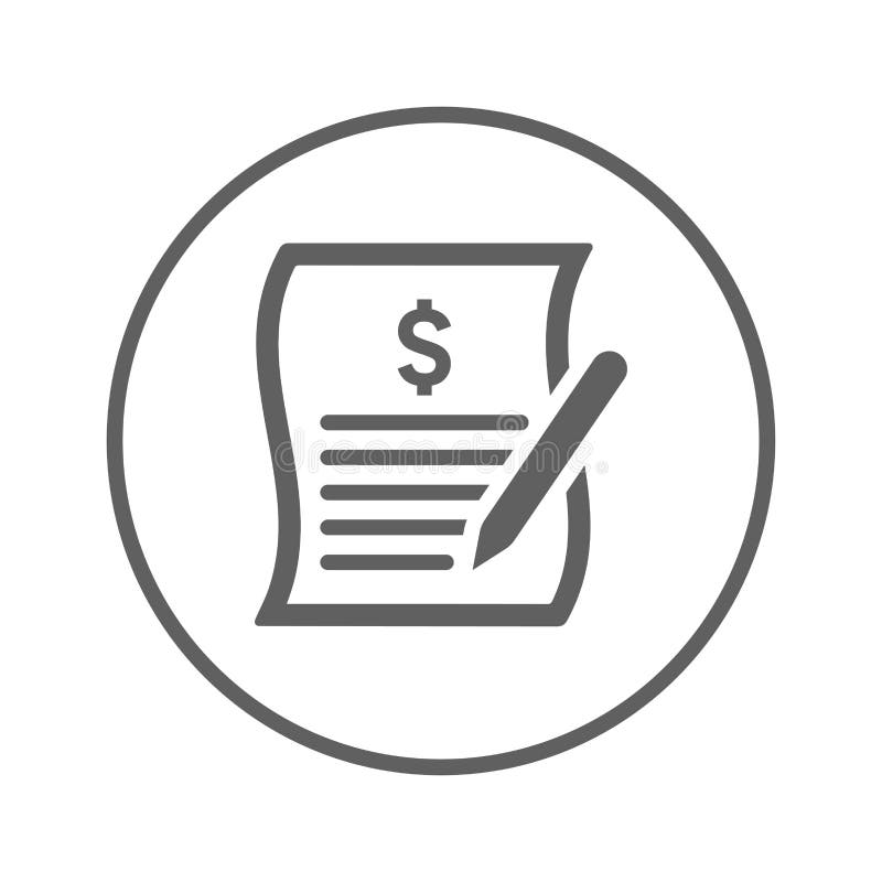 Document, Form Inquiry Icon. Black Vector Graphics Stock Vector ...