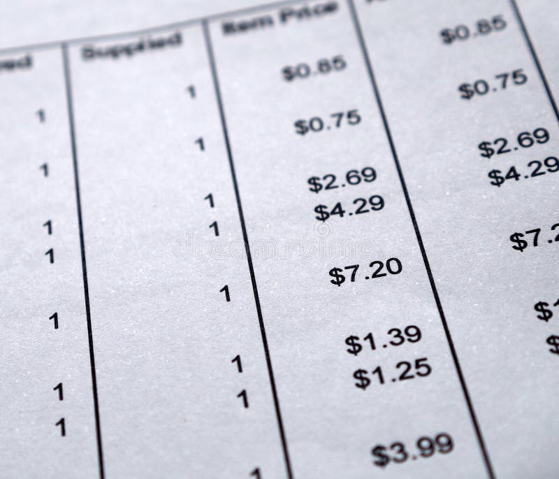 Tax invoice stock photo. Image of sale, company, currency - 26270388