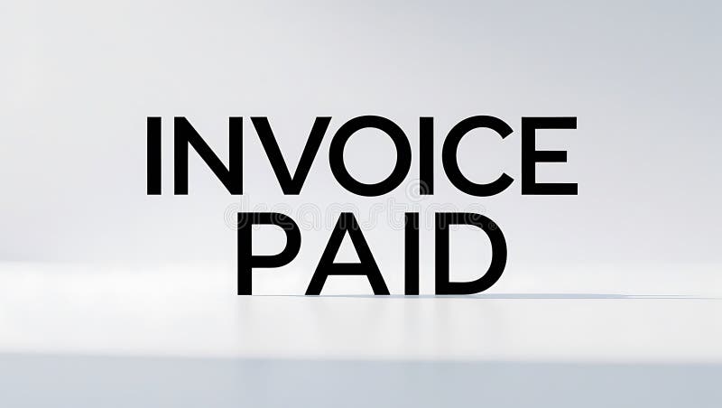 Invoice Status Update Confirming Payment Completion for Services ...