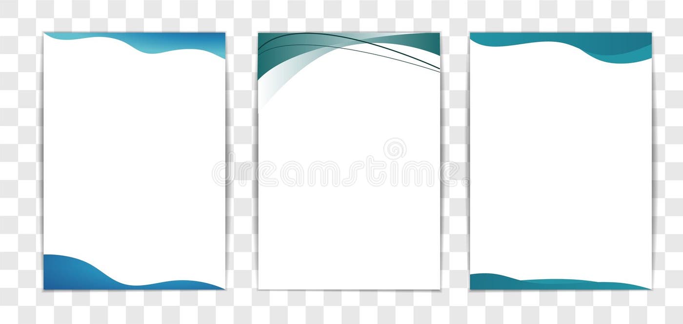 Blue Wave Invoice Template Design Stock Illustrations – 21 Blue Wave Invoice Template Design ...