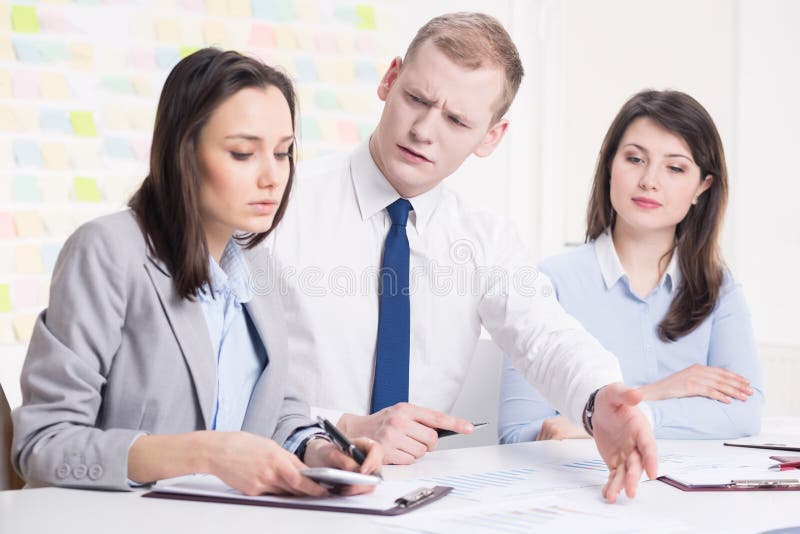 Involved in the Business Discussion Stock Photo - Image of women ...