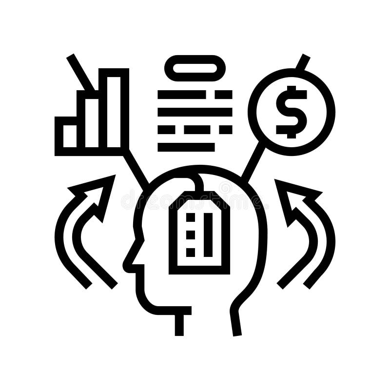 Involvement Consumer Behavior Line Icon Vector Illustration Stock ...