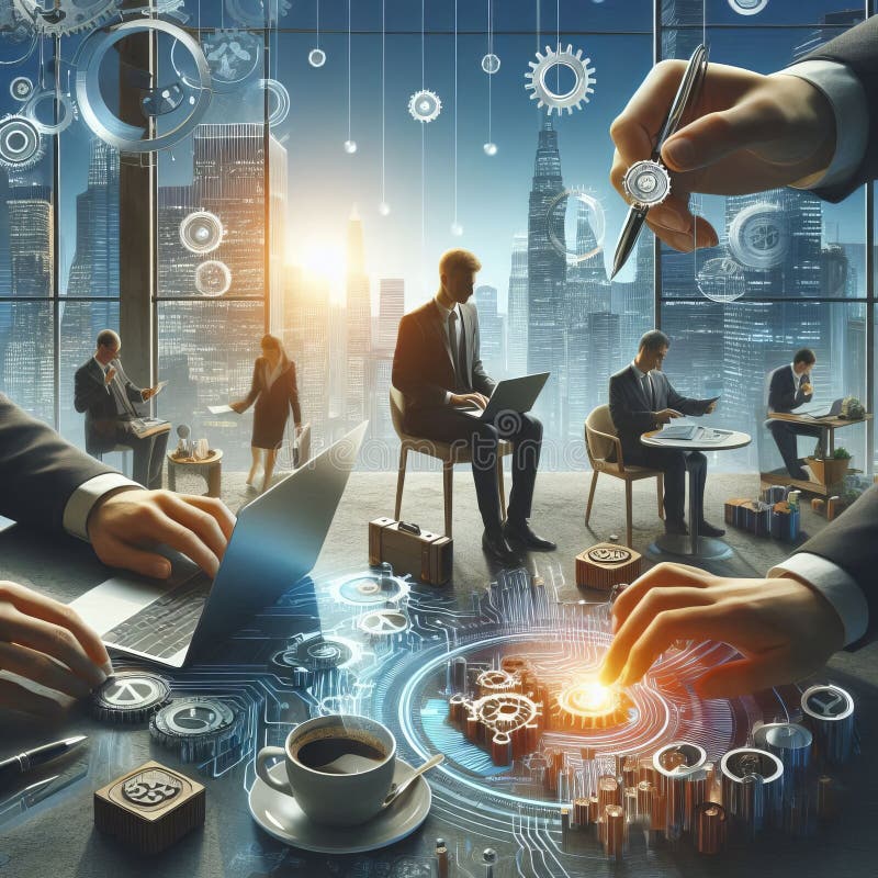 Involves Making Fundamental Changes in How Business is Conducted Stock Illustration ...