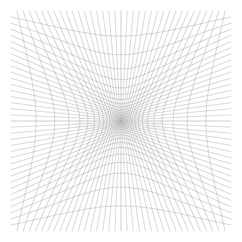 Inward, Recess Curved Lines Grid, Mesh. Incline Compress Hollow, Indent ...