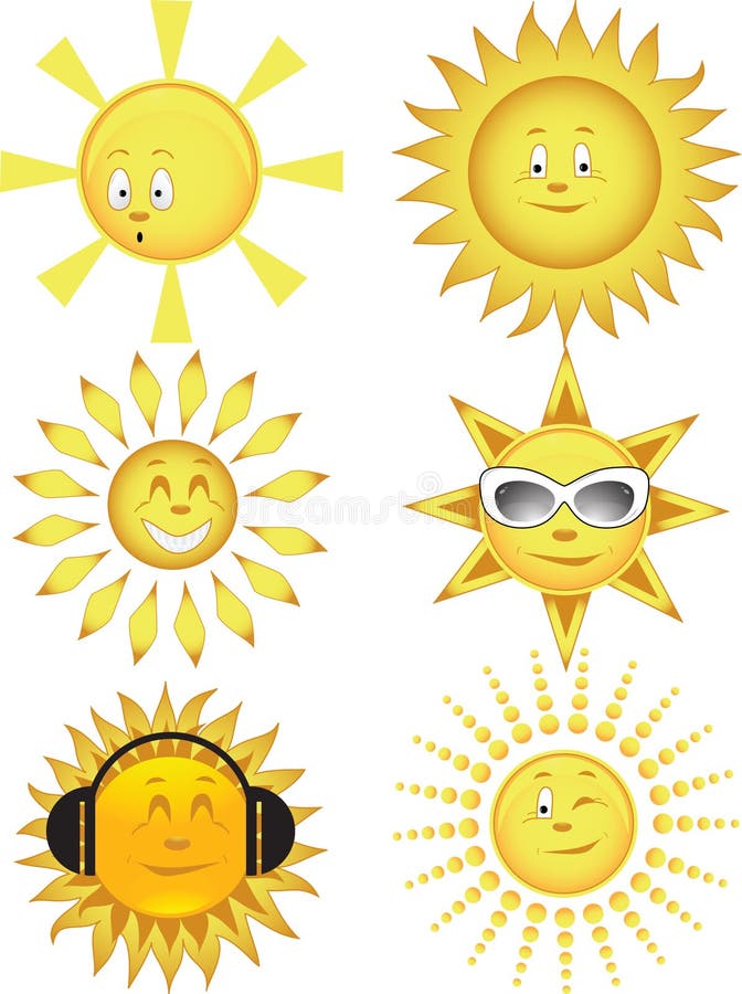 Inzameling Van De Zon. Vector Illustratie Vector Illustratie ...