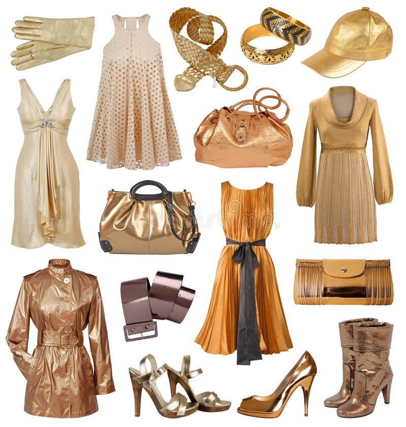 Inzameling Van Gouden Kleding Stock Foto - Image of gewaad, laag: 33944154 Inzameling Van Gouden Kleding Stock Foto - Image of gewaad, laag: 33944154