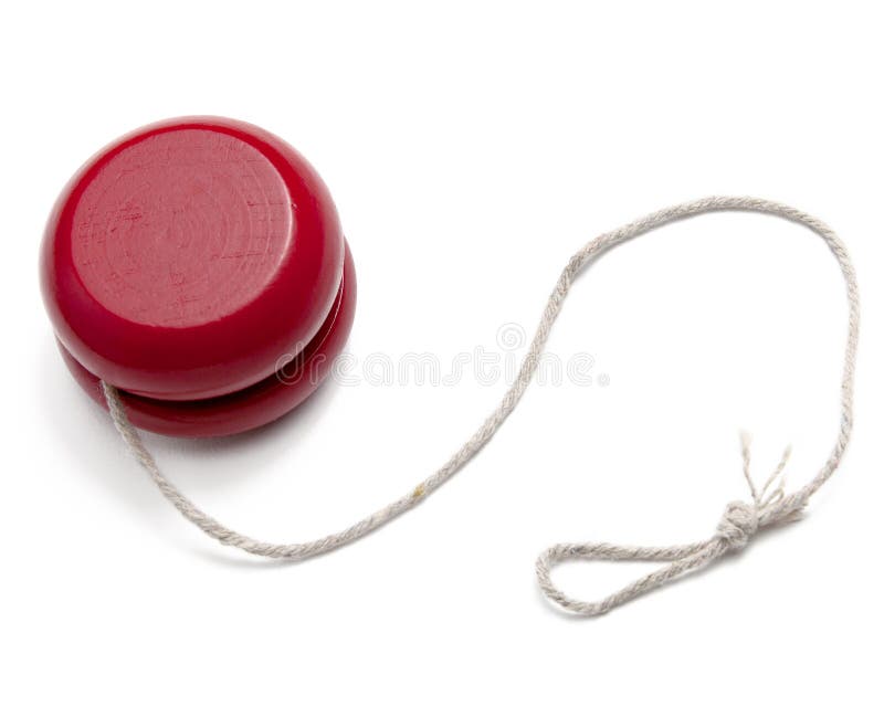 Io-io vermelho foto de stock. Imagem de brinquedo, lazer - 24376704