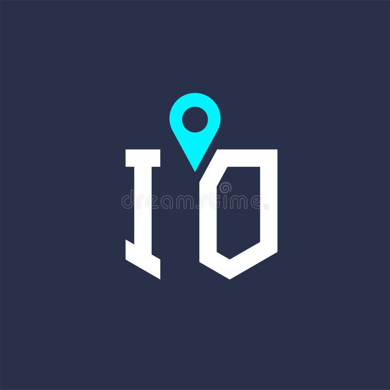 IO Location Logo Design for Recruitment and Navigation - Letter IO Logo ...