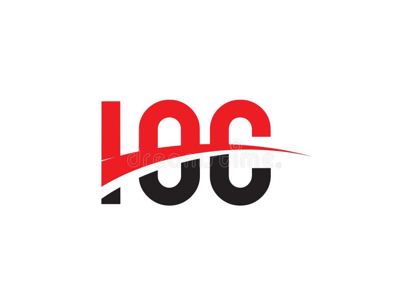 IOC Letter Initial Logo Design Vector Illustration Stock Vector ...