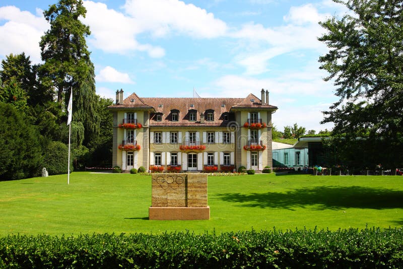 IOC building Lausanne editorial photo. Image of suisse - 27387081