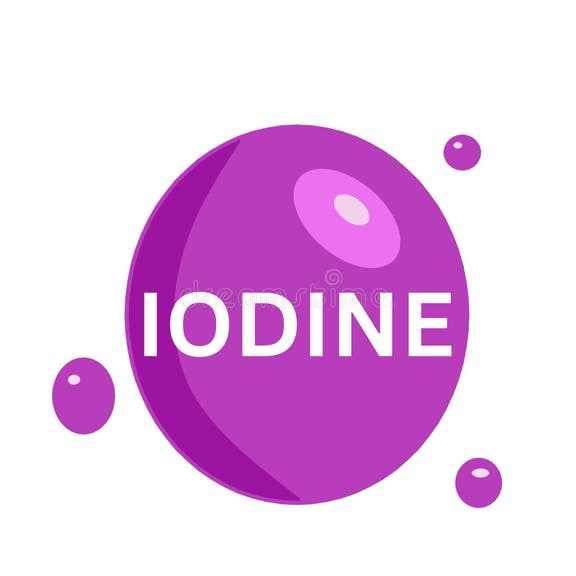 Iodine Molecule Representation Rd Color Substance Molecule Compound - 1 ...