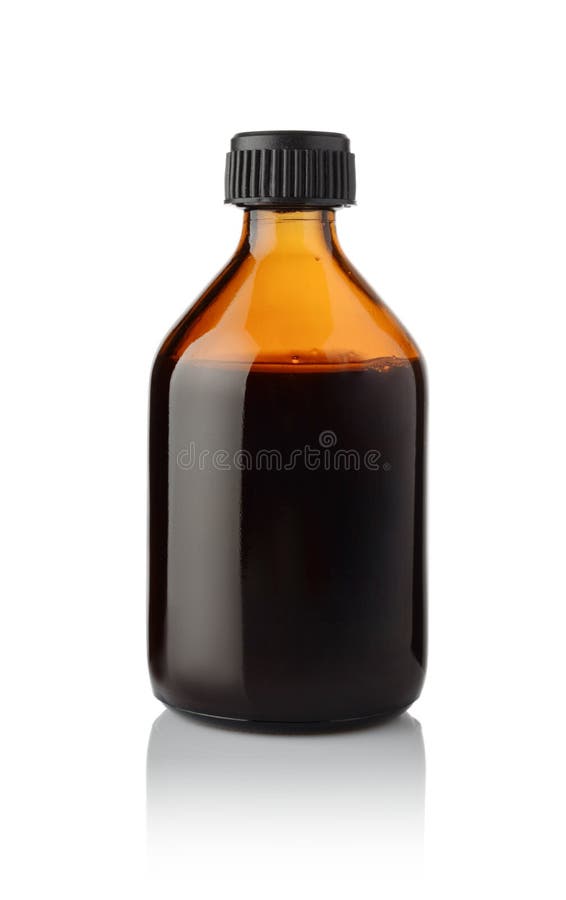 Iodine Solution Isolated on White Stock Photo - Image of disinfection ...