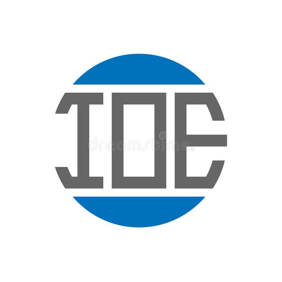 IOE Letter Logo Design on White Background. IOE Creative Initials ...