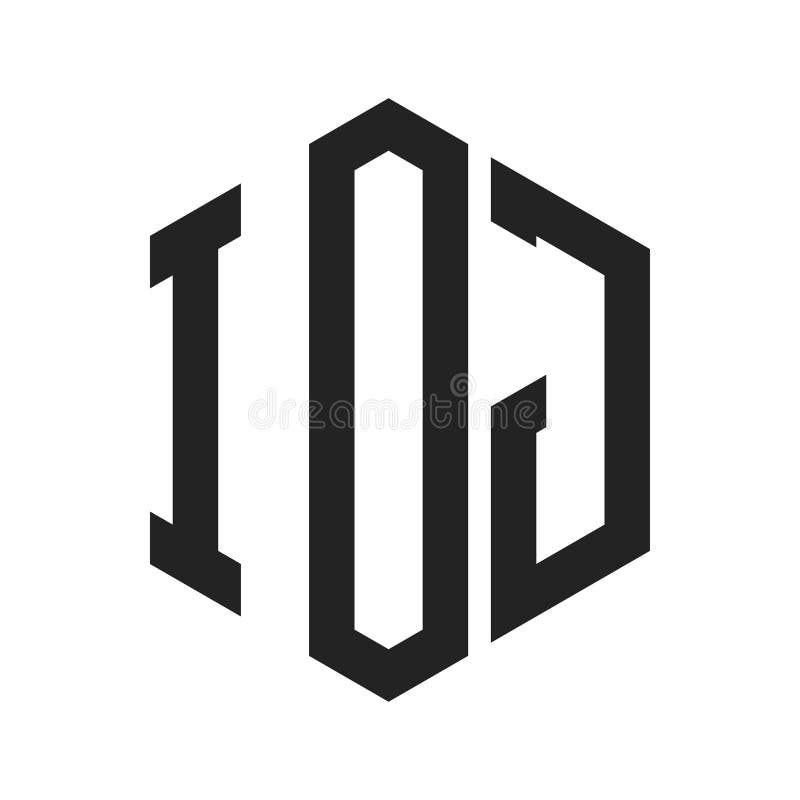 IOJ Logo Design. Initial Letter IOJ Monogram Logo Using Hexagon Shape ...