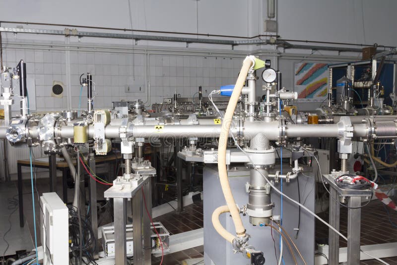 Interior of Nuclear Laboratory-ION Accelerator Stock Photo - Image of ...