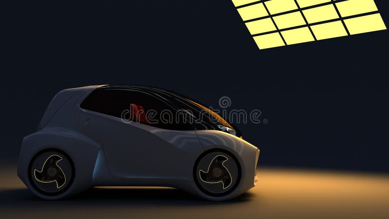 Ion Concept EV-I_1 stock illustration. Illustration of - 259715001