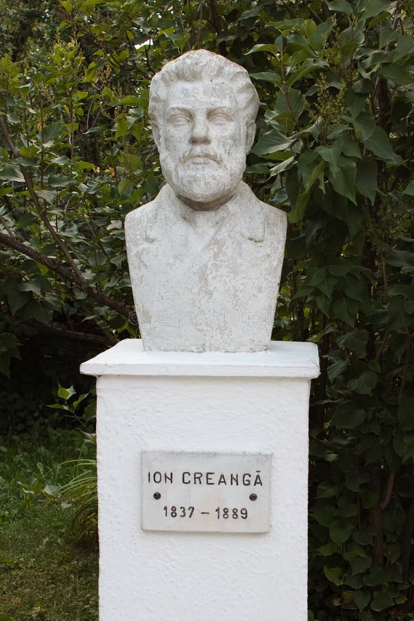 Ion Creanga statue stock photo. Image of face, writer - 15513620