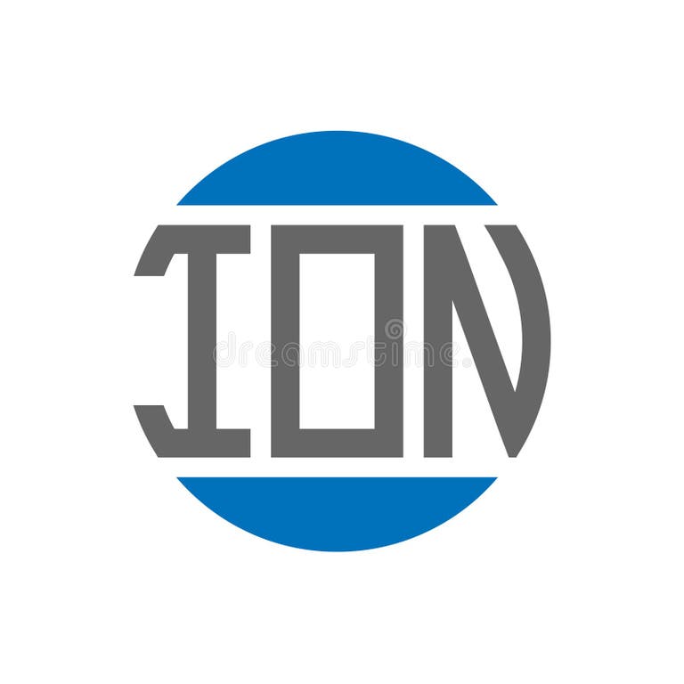 ION Letter Logo Design on White Background. ION Creative Initials ...