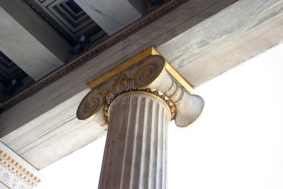Ionian capital stock photo. Image of roman, architecture - 75158