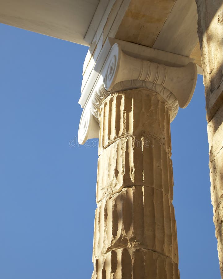 Ionian column capital stock photo. Image of classical - 18414272