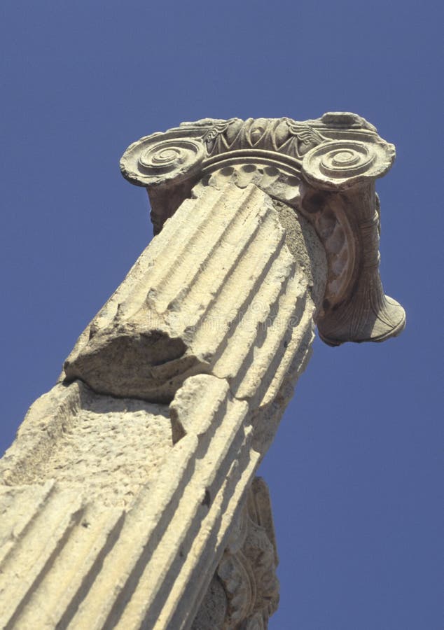 Ionic capital stock image. Image of architecture, turkey - 996931