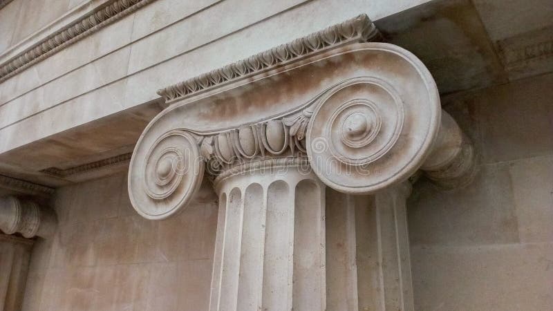 Ionic Capital (aka Chapiter Stock Photo - Image of europe, european ...