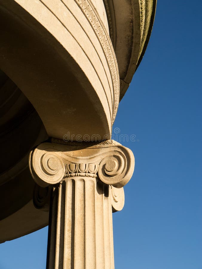 Ionic capital stock photo. Image of vertical, masonry - 60007464