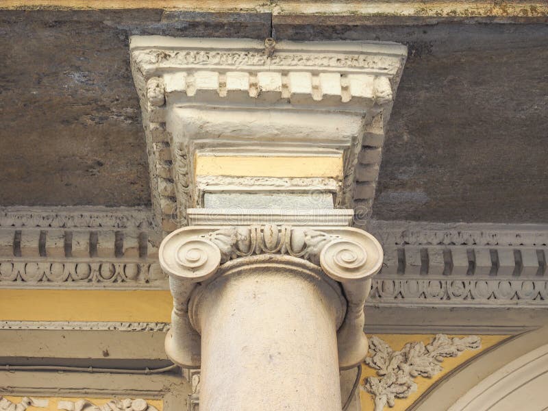 Ionic capital stock photo. Image of decorated, beautiful - 33302712