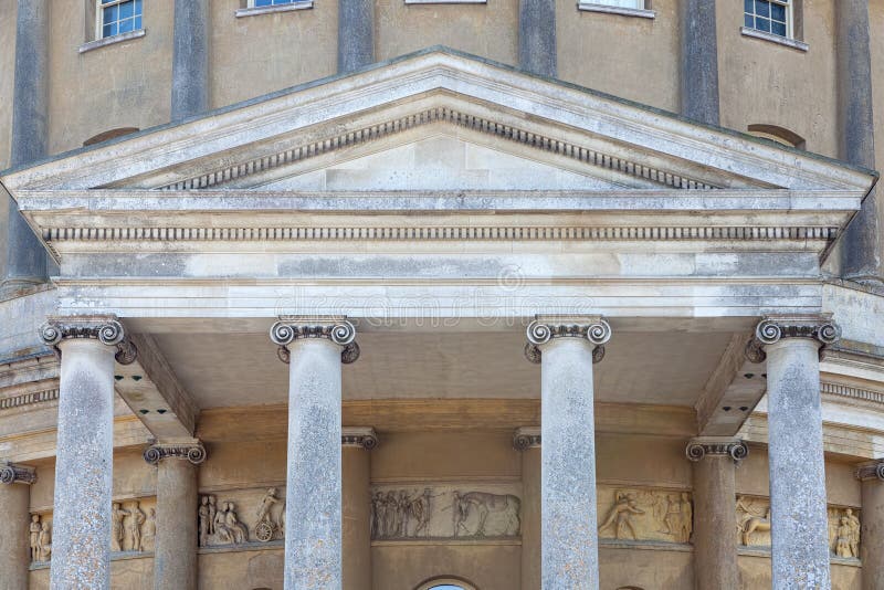 Ionic Classical Order of Columns Architecture Stock Photo - Image of ...