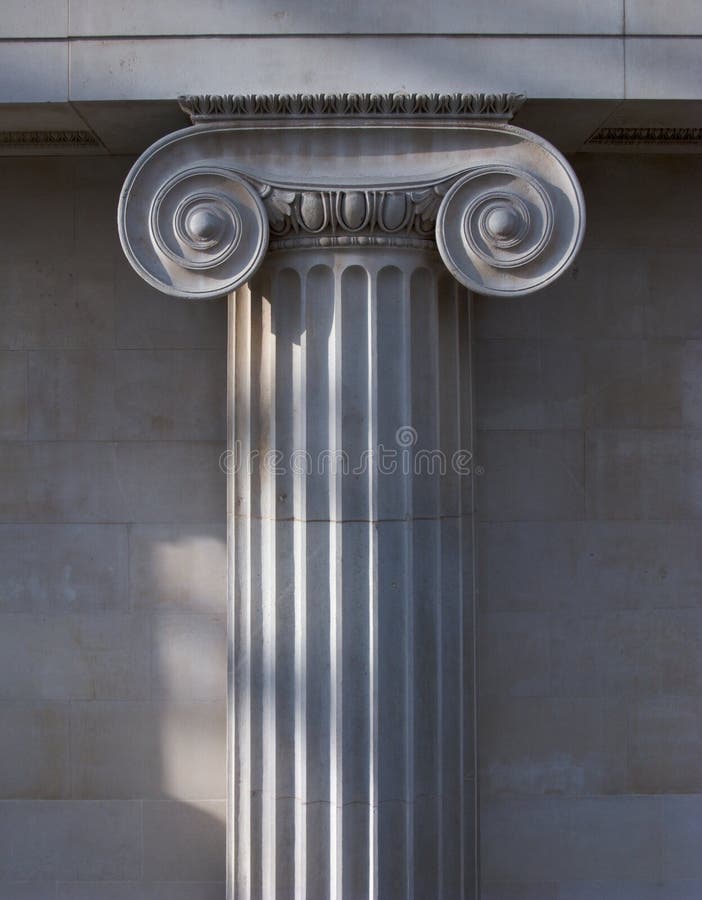 Ionic column stock image. Image of structure, scroll, greek - 8333227
