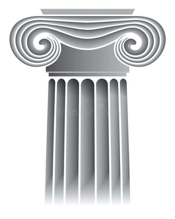 Classical Greek Ionic Column Capital Stock Illustrations – 2,113 ...